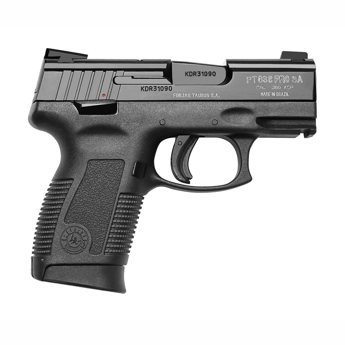 Pistola Taurus PT 638 PRO SA Calibre .380 , 16+1 Tiros, Oxidada, C ...